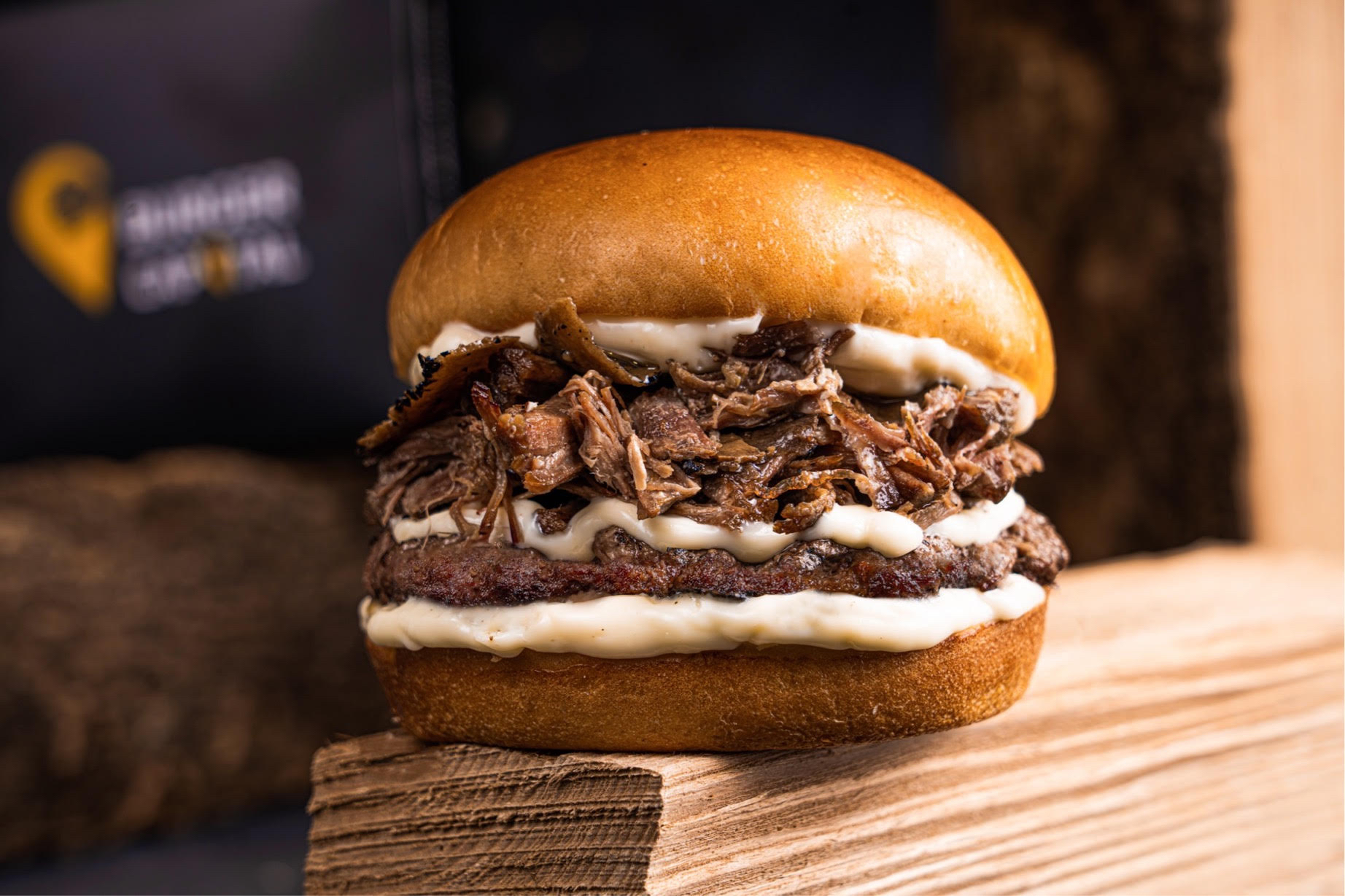 Abu Dhabi Truffle Burger Extra